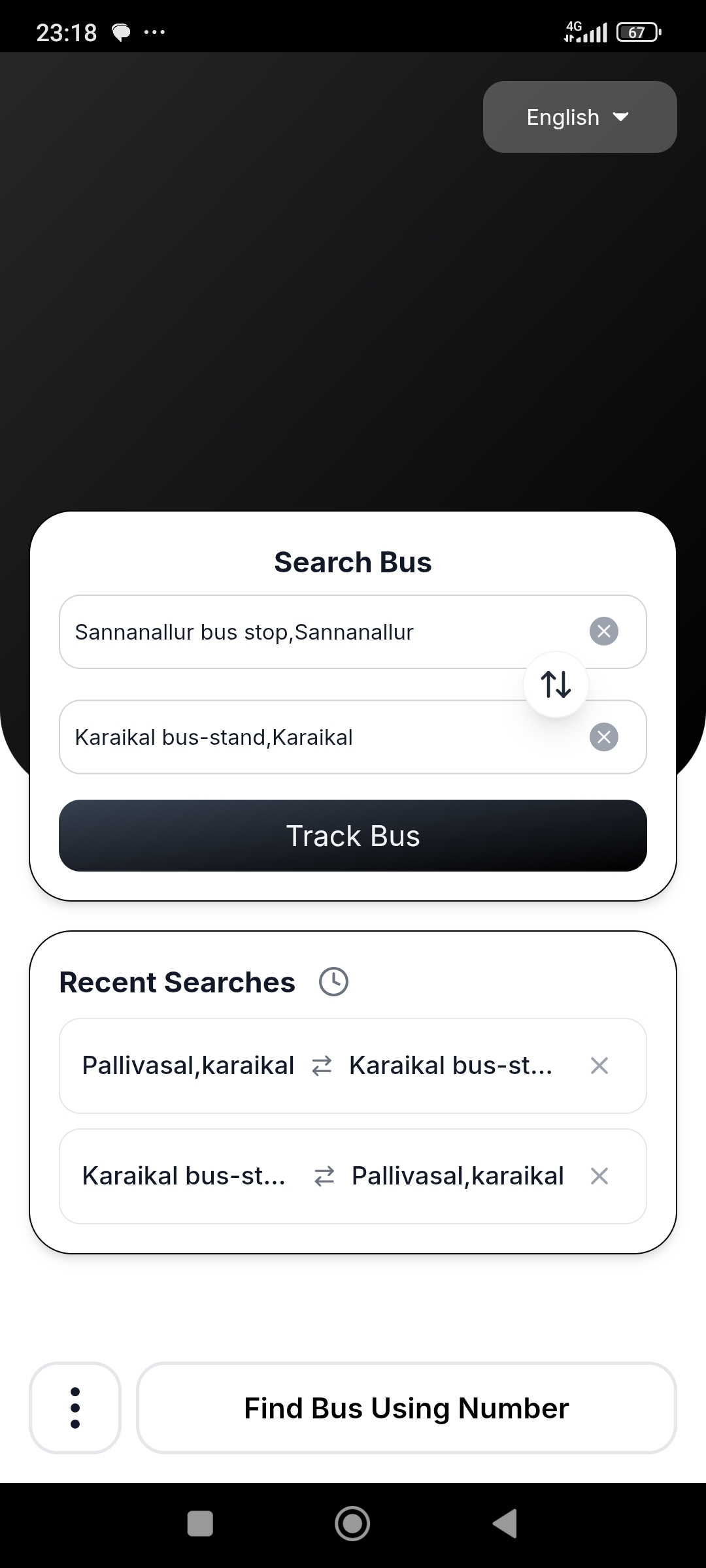 BusBeat - Bus Tracking App